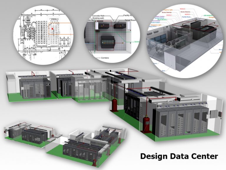 ติดตั้งออกแบบบำรุงรักษา Data Center สร้าง Server room ครบวงจร